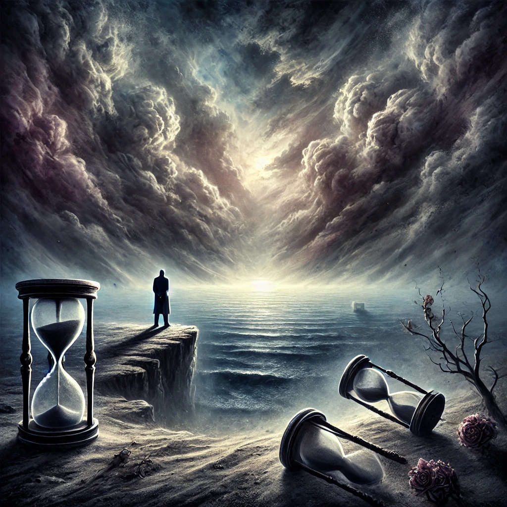 The thin horizon line at the boundaries of the Tragic Nature of Human ...